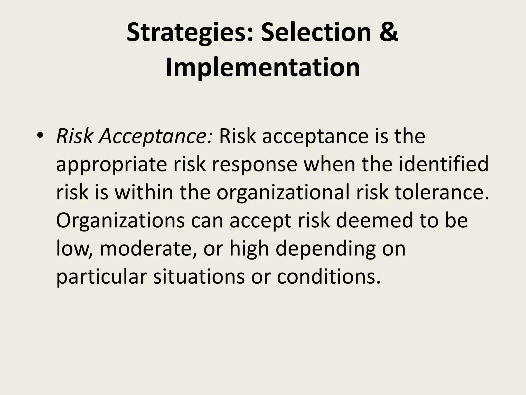 Information Security Risk Management | PPTX