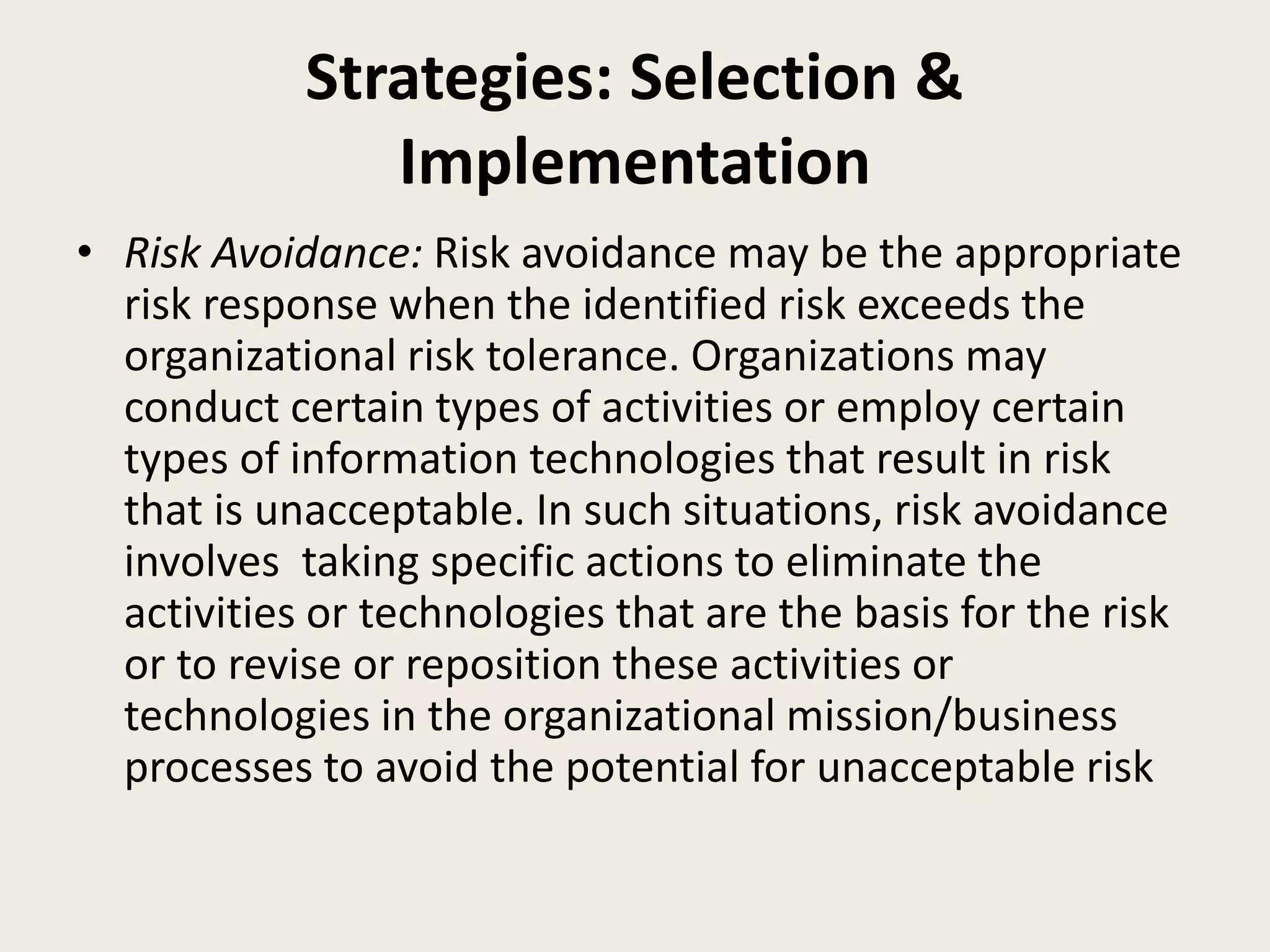Information Security Risk Management | PPTX