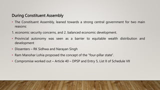 Empowering local government: realising Gandhian principles | PPT