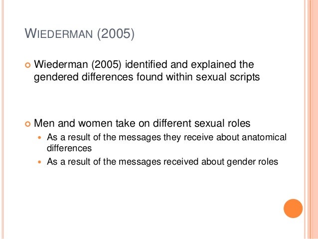 Development And Validation Of A New Sexual Script Endorsement Scale