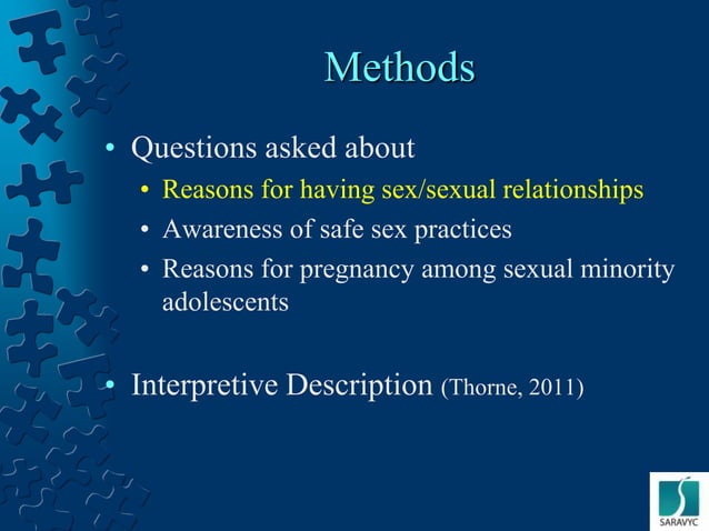 Reasons why sexual minority girls in the United States have sex with ...