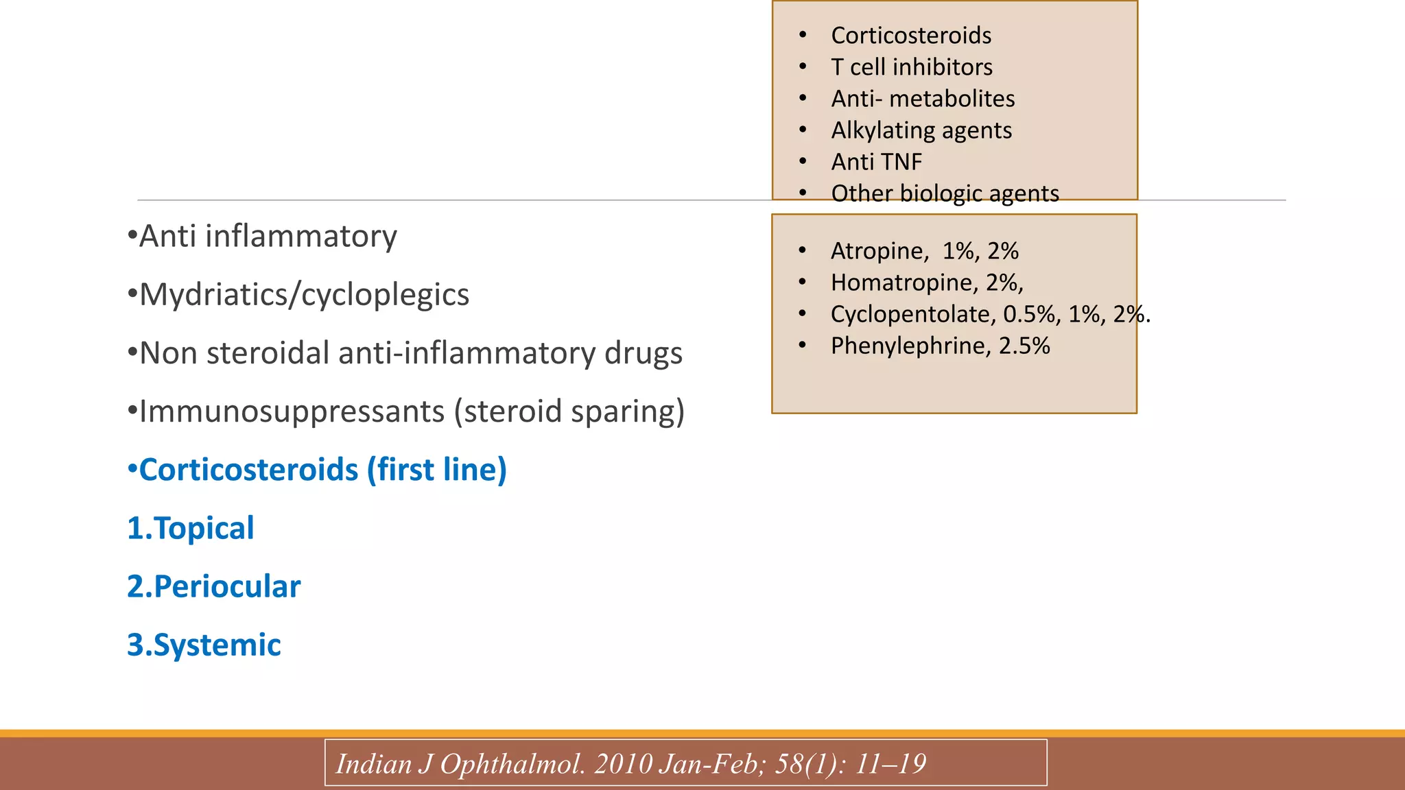 Uveitis: Workup and Management | PPTX