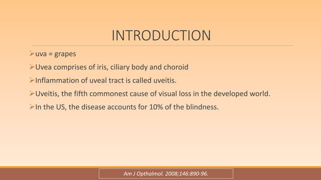 Uveitis: Workup and Management | PPTX | Eye and Vision Conditions ...