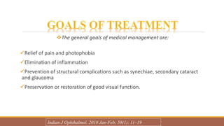 Uveitis: Workup and Management | PPTX