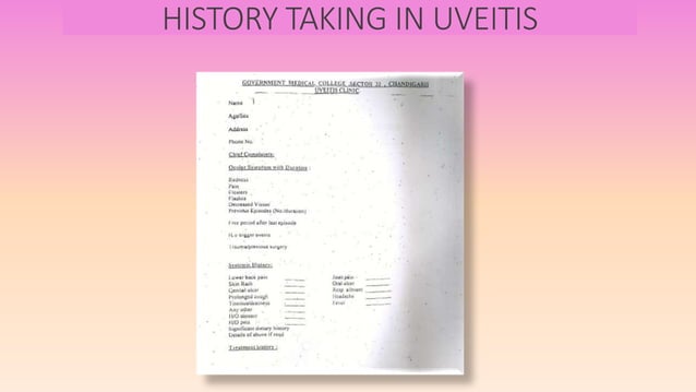 Uveitis: Workup and Management | PPTX | Eye and Vision Conditions ...