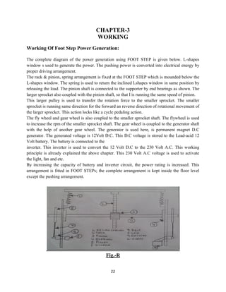 REPORT OF FOOT STEP POWER GENERATION PROJECT | PDF