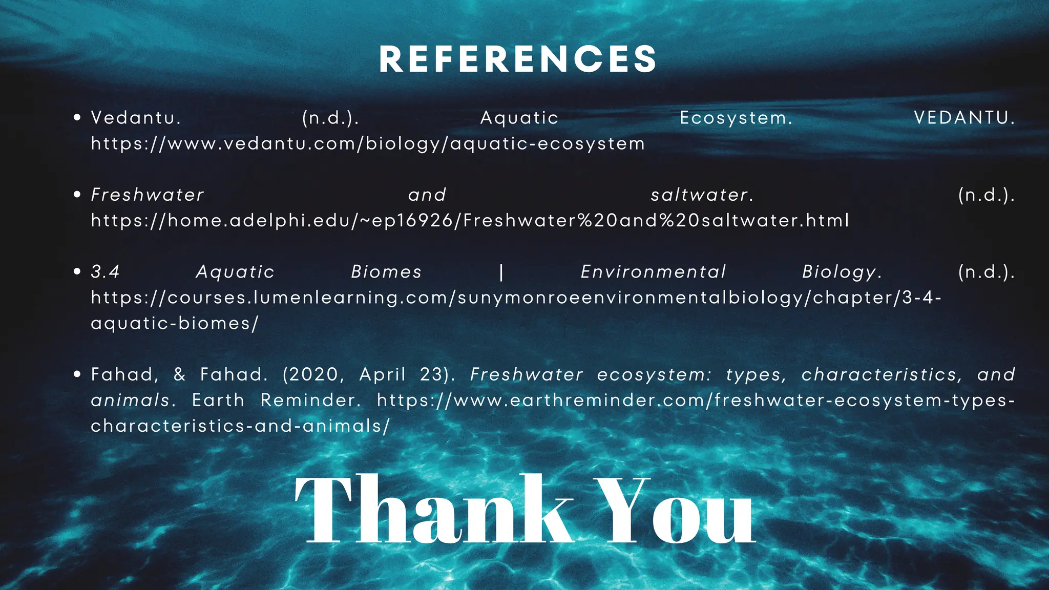 Aquatic ecosystem and its biomes involved.pdf
