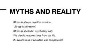 Stress Management Skills and Abilities: Workshop | PDF