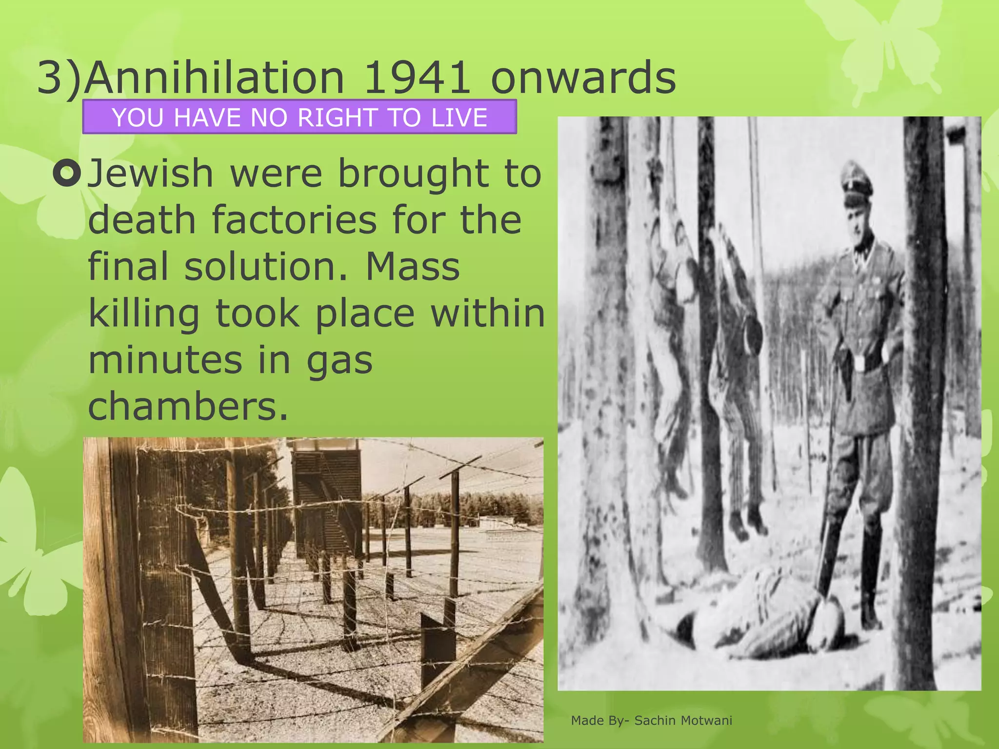 PPT on Hitler's three steps to death | PPTX