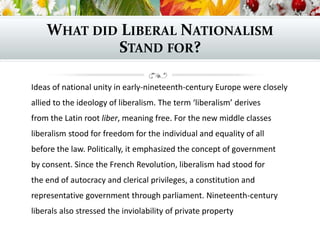 SST Class 10. Rise of nationalism in Europe. | PPTX