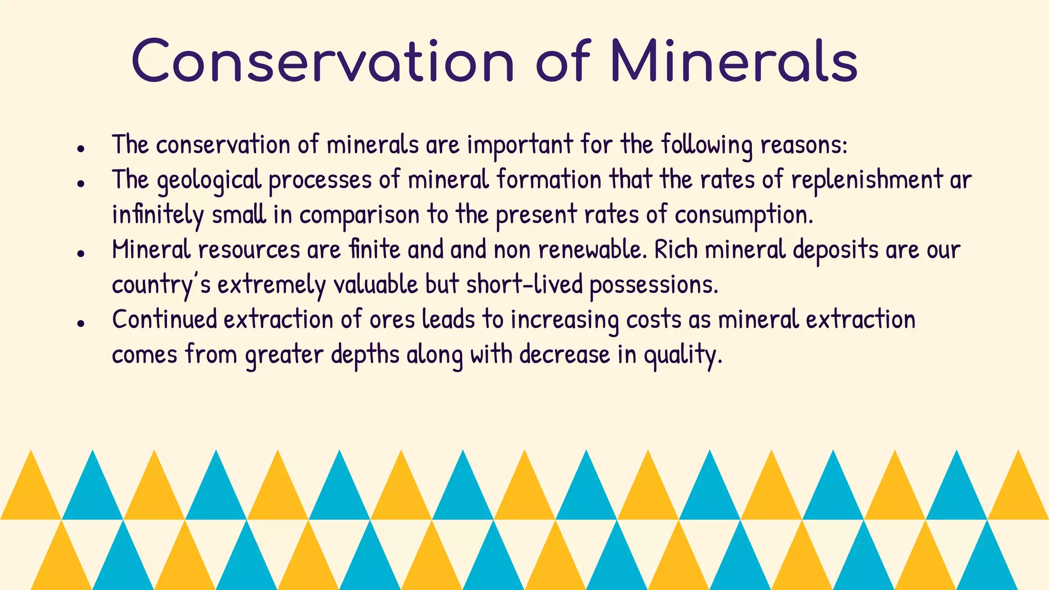 Non-Metallic Minerals and Conservation of resources | PDF