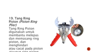 pengertian dan fungsi special service tools | PPTX