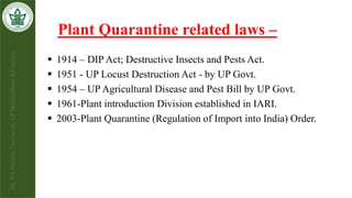 Plant quarantine,Peo,Pra,Sps for nurturing the plant | PPT