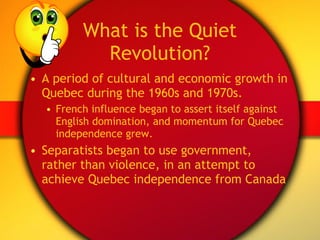 Quebec Independence Movement | PPT