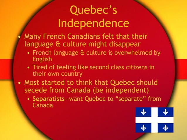Quebec Independence Movement | PPT