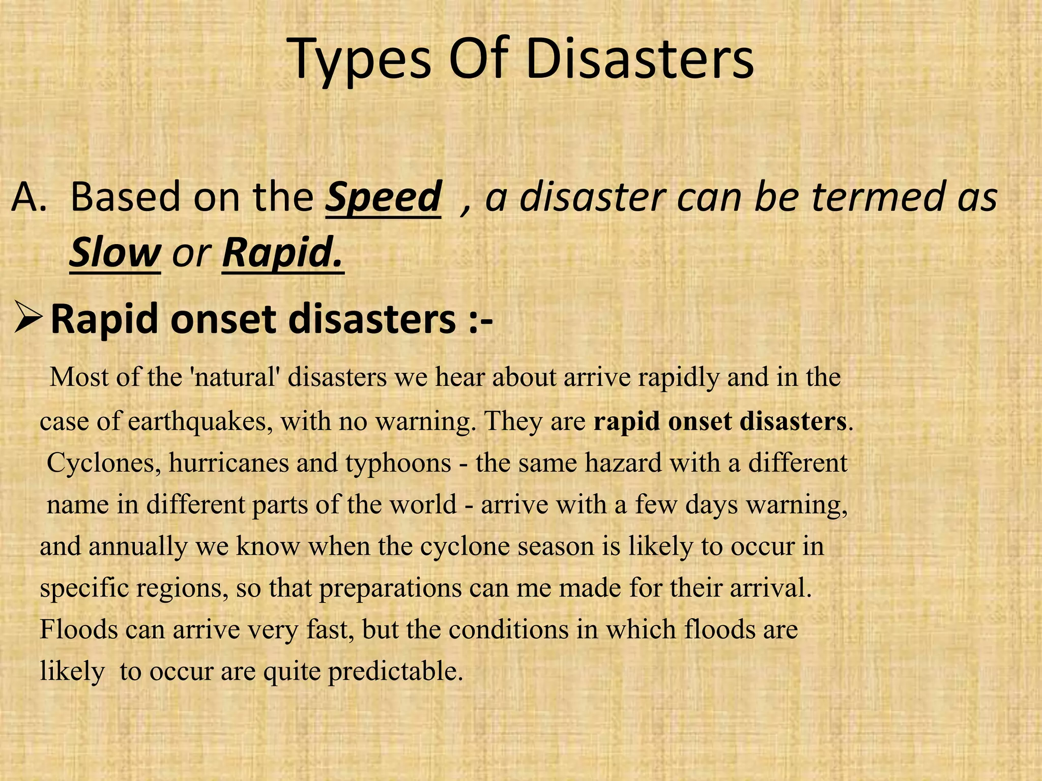 Sst class 9 becoming a disaster management | PPTX