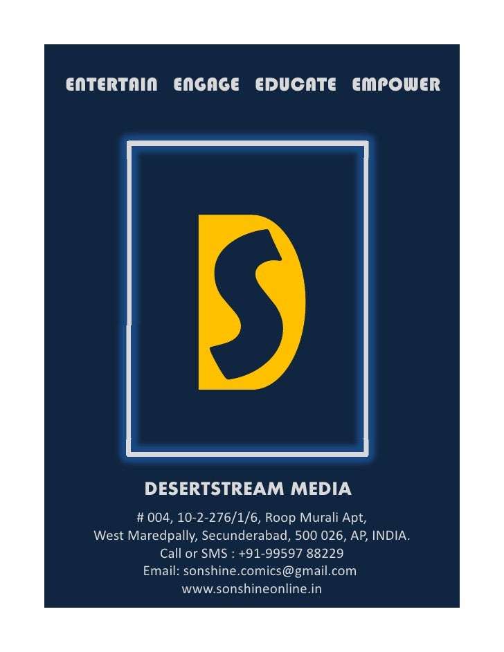 SonShine Magazine Teaser - Christian Comic / Book / Magazine