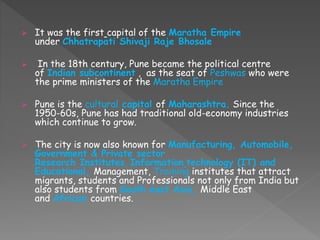 Our Incredible Pune City | PPTX