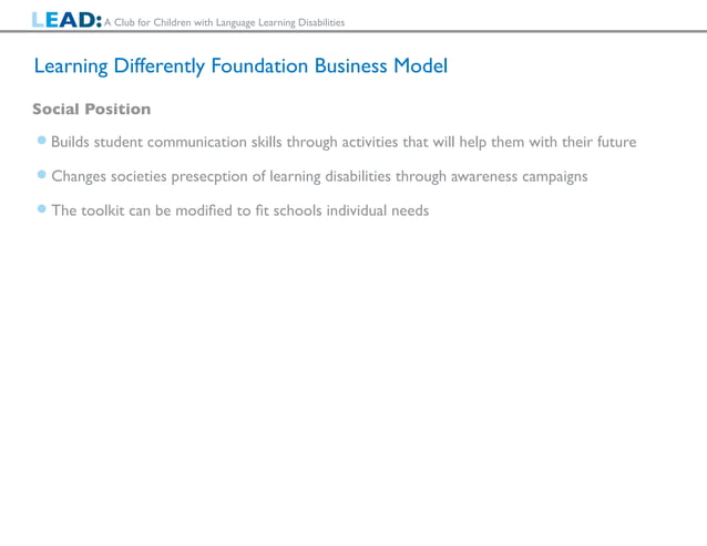 Learning Differently Foundation | PPT