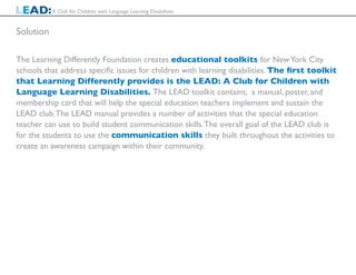 Learning Differently Foundation | PPT