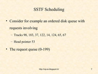 Sstf scheduling.50