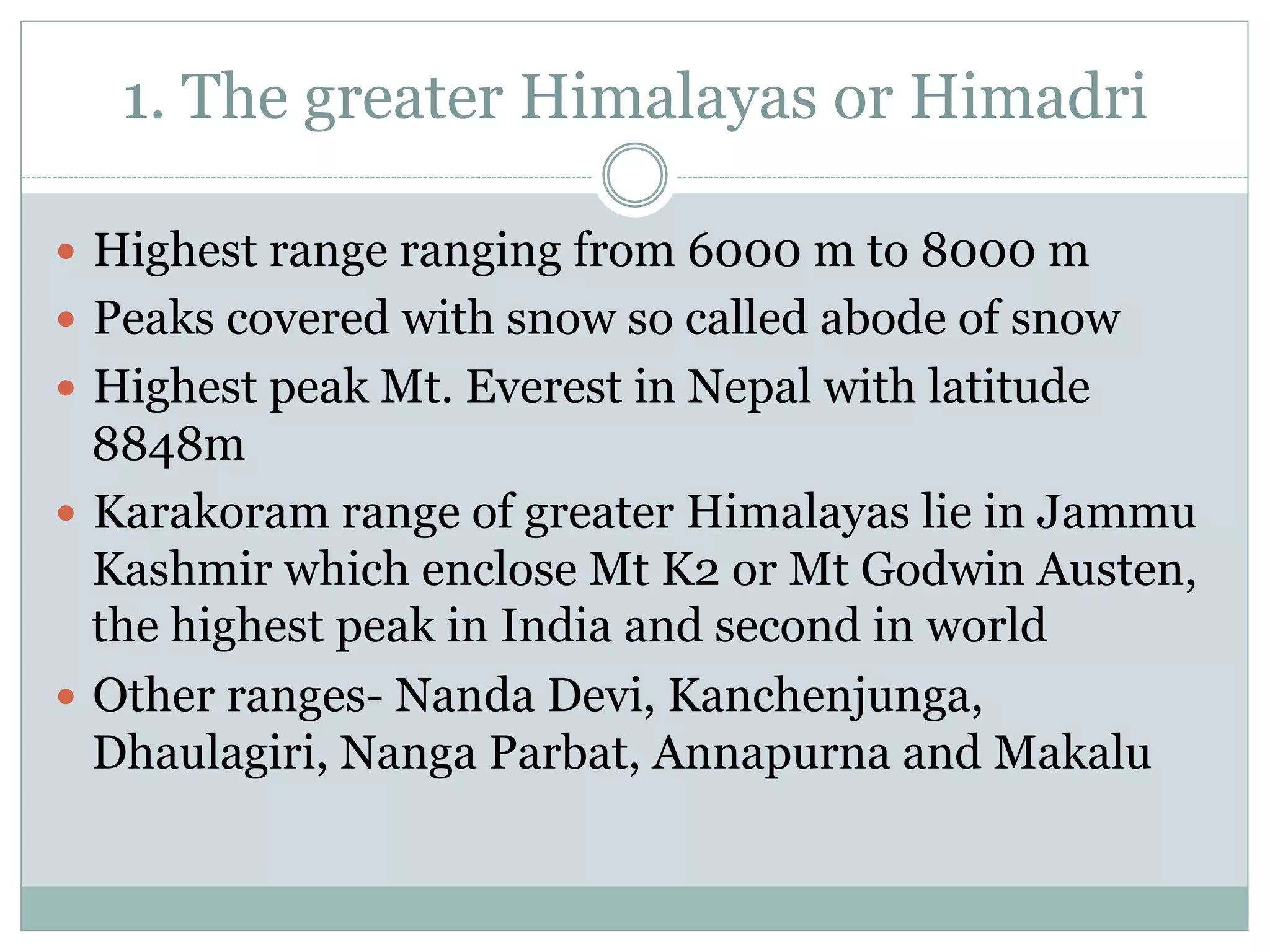 The abode of snow_The Himalaya | PDF