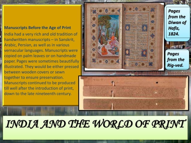 PRINT CULTURE AND THE MODERN WORLD | PPTX