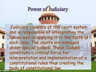 Judiciary in India | PPTX | Law