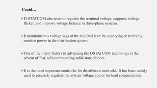 voltage profile improvement in distribution system | PPTX