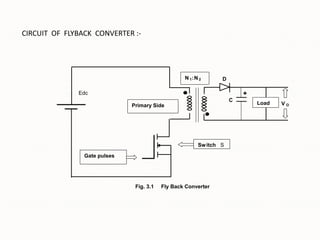 SOLID STATE TRANSFORMER - USING FLYBACK CONVERTER | PPTX