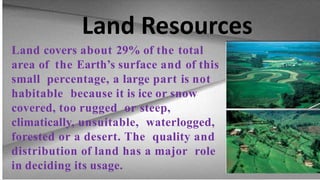 Land and soil Resources | PPTX