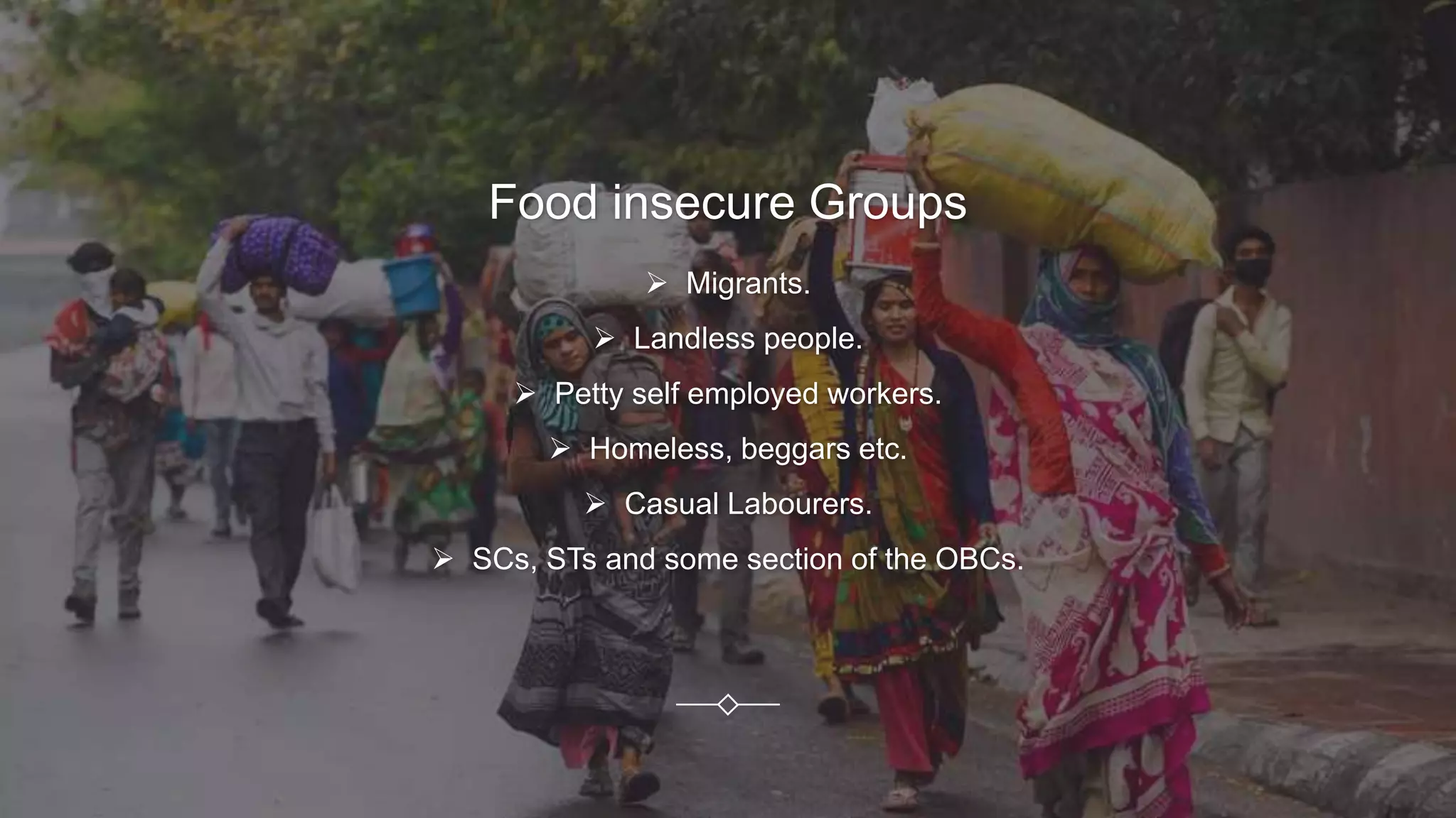 Food security in india class 9th | PPTX