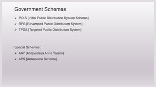 Food security in india class 9th | PPTX