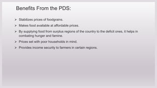 Food security in india class 9th | PPTX