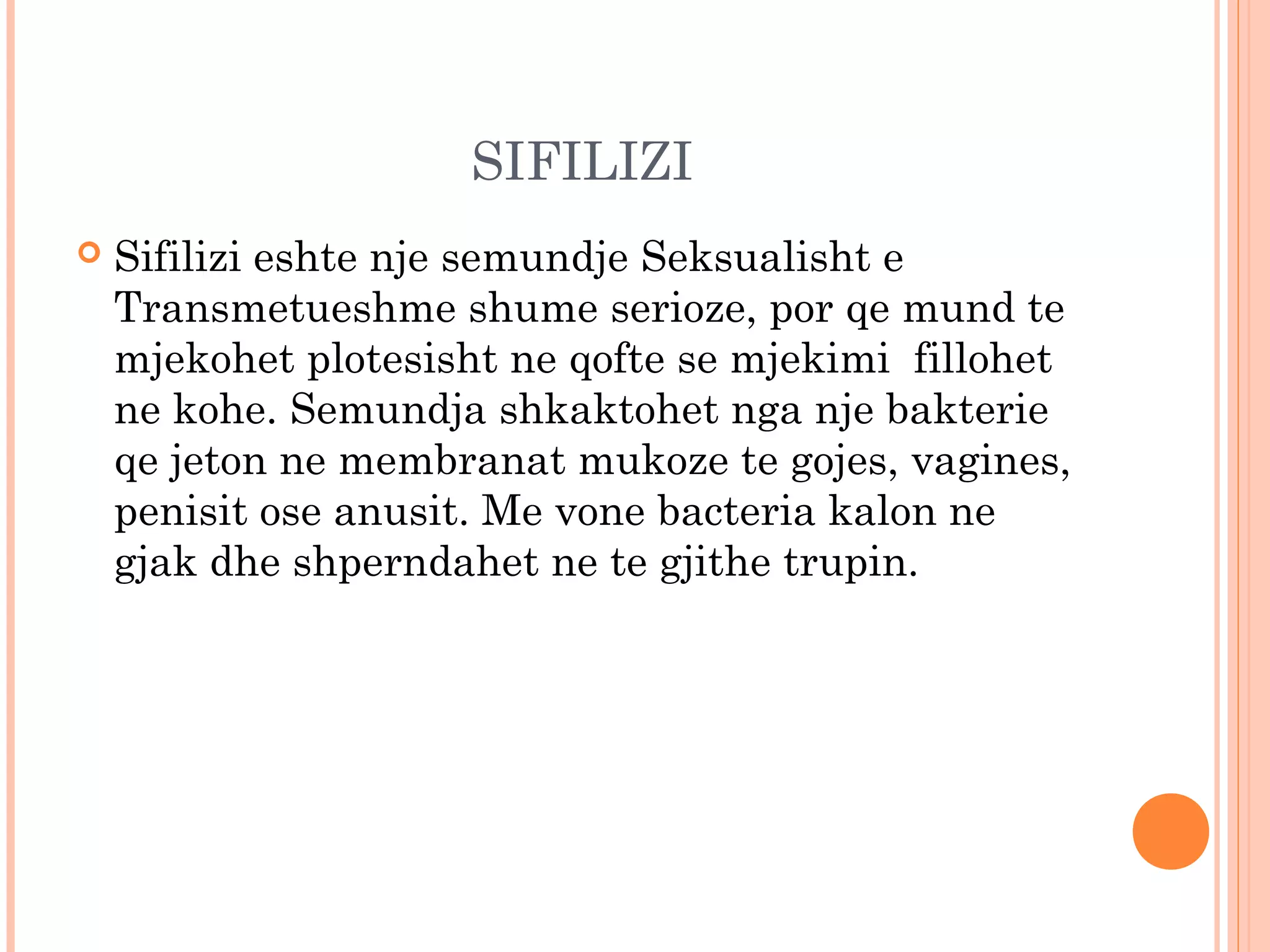 Semundjet Seksualisht te trasmetueshme - Dr. Blerta Gjoni | PPT