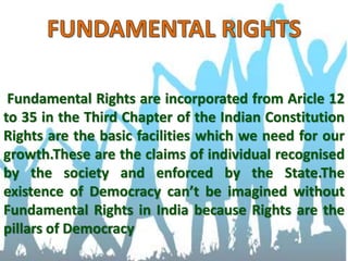 FUNDAMENTAL RIGHTS | PPTX