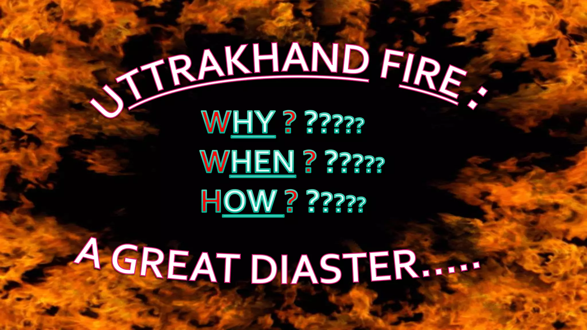 Uttarakhand Forest Fire (sst project) | PPTX