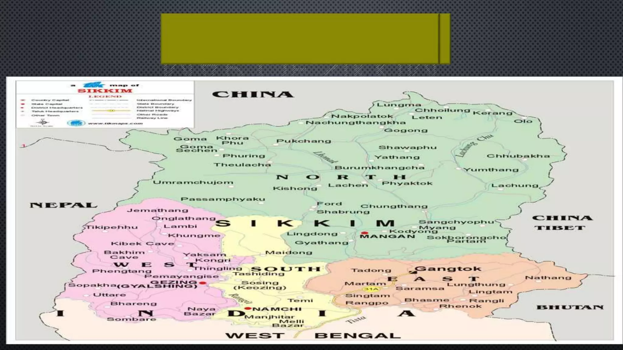 TOPIC GEOGRAPHY OF SIKKIM NEW | PPTX