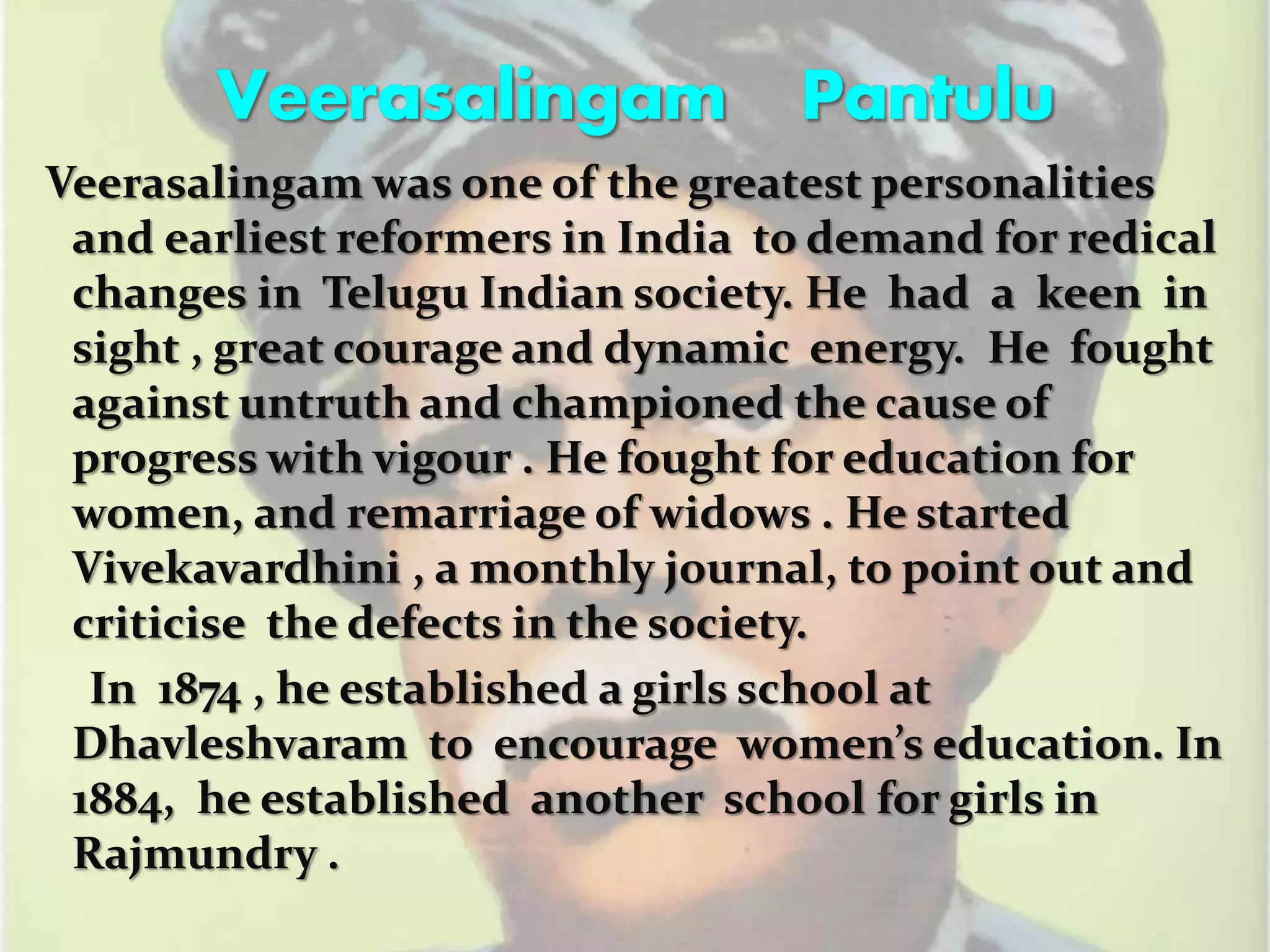 WOMEN CASTE AND REFORM | PPTX