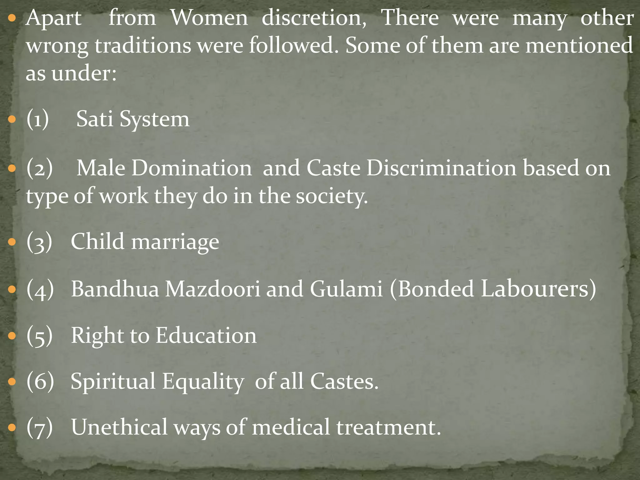 WOMEN CASTE AND REFORM | PPTX
