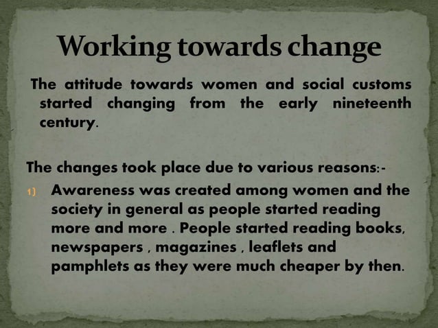 WOMEN CASTE AND REFORM | PPTX | Hinduism | Religion & Spirituality