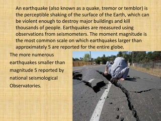 earthquake | PPT