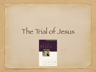 Sunday School Trial of Jesus | PDF