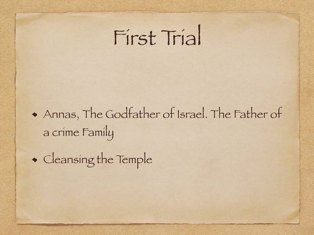 Sunday School Trial of Jesus | PDF | Christianity | Religion & Spirituality