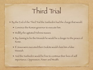 Sunday School Trial of Jesus | PDF