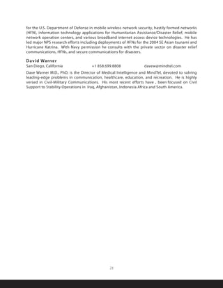 Stability, Security, Transition, and Reconstruction Observations and ...