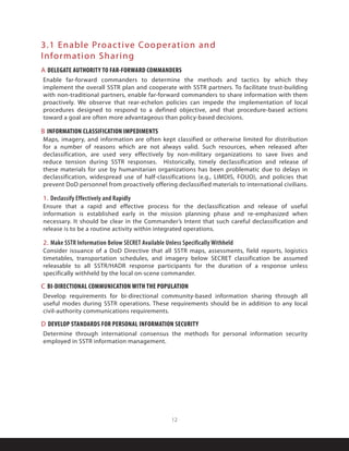 SSTR Recommendations Learned from Strong Angel III | PDF