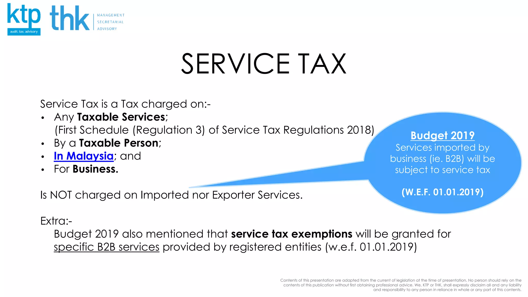 SST2.0 - Service Tax | PDF