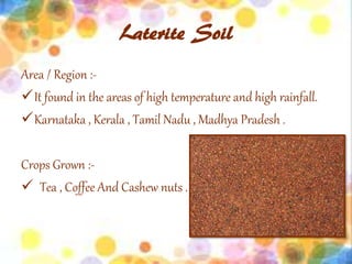 Soil and its brief - class 10 geography | PPTX