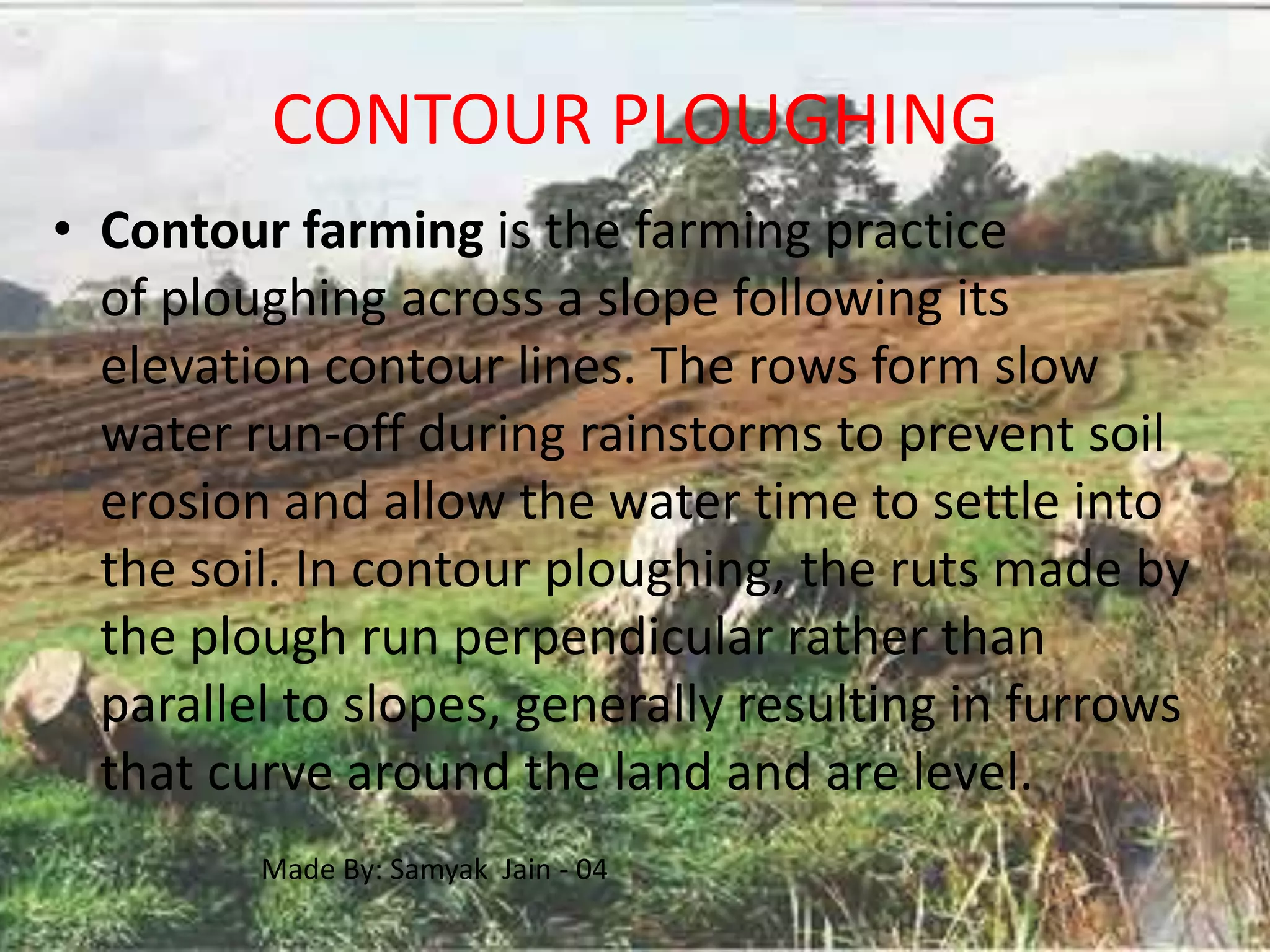 SOIL CONSERVATION | PPTX